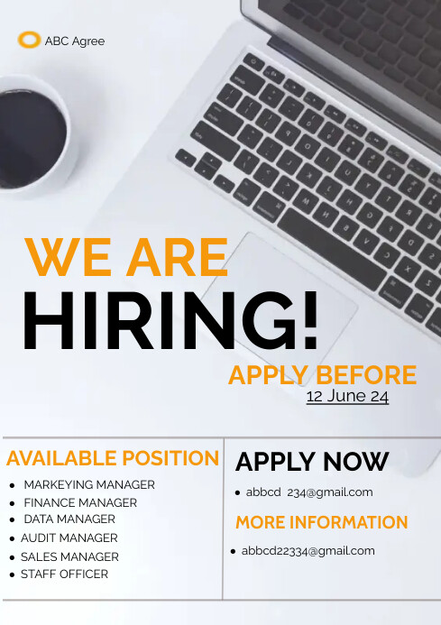 Plantilla de Design Hire Posters | PosterMyWall