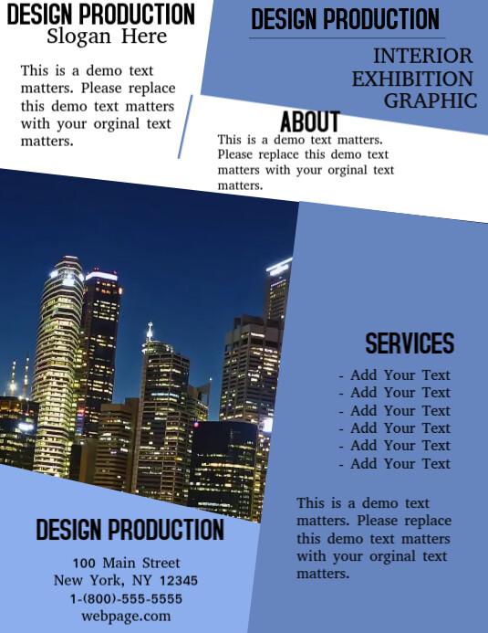 Design Production Template | PosterMyWall