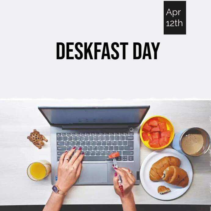 Plantilla de deskfast day | PosterMyWall