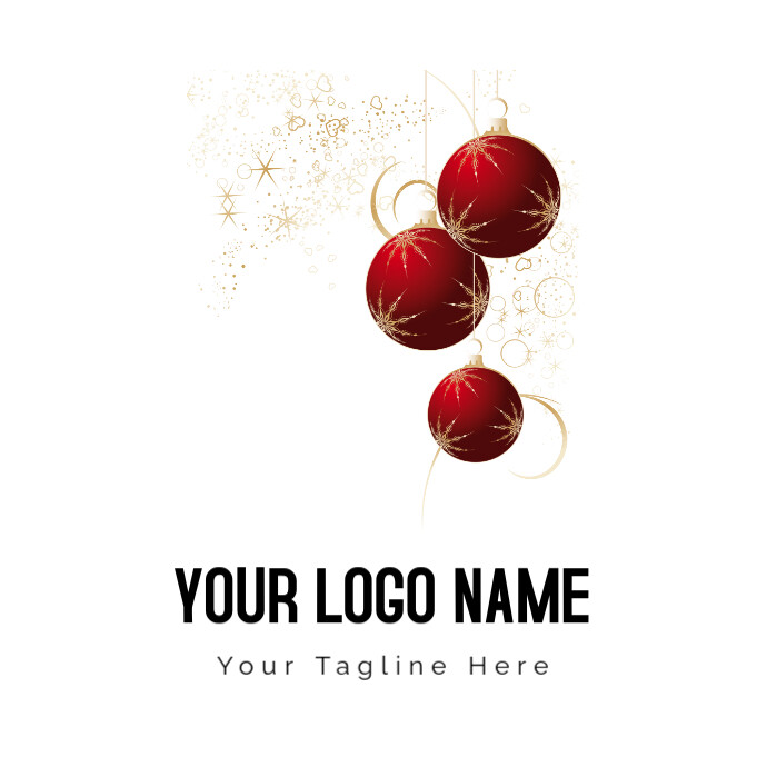 Desktop Christmas New Year's Day Logo Template | PosterMyWall