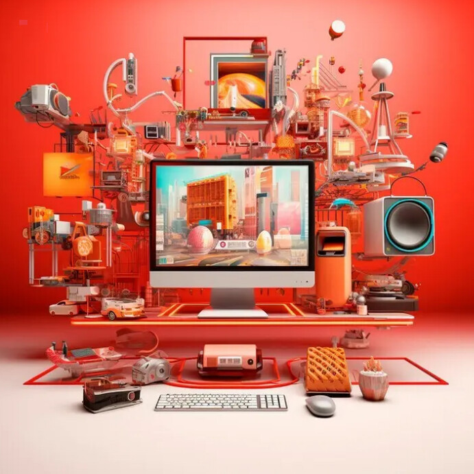 desktop electronic gadget Template | PosterMyWall