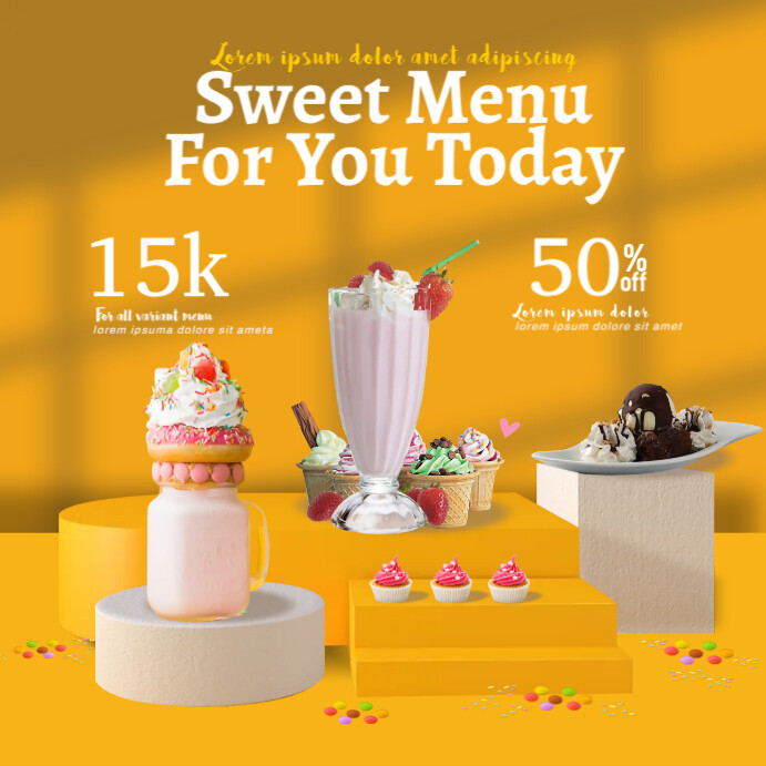 Dessert Ads Template | PosterMyWall