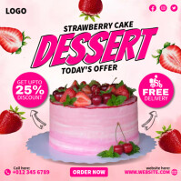 Plantilla de Pastry Cake Ads | PosterMyWall