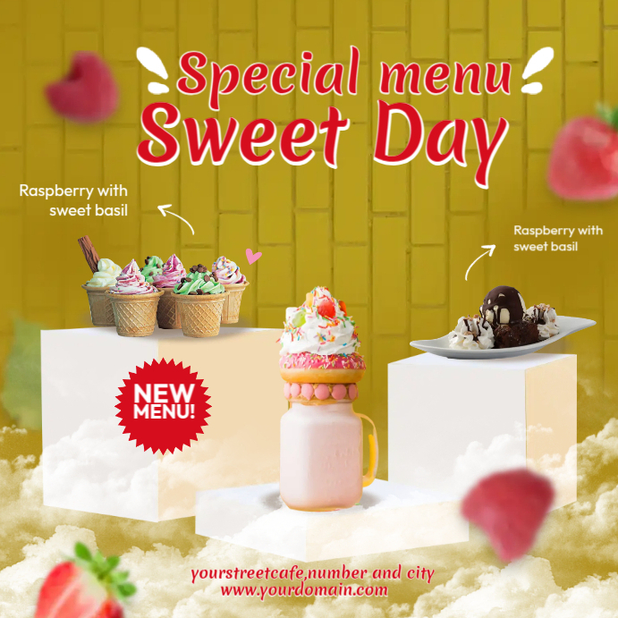 Copy of Dessert Menu | PosterMyWall