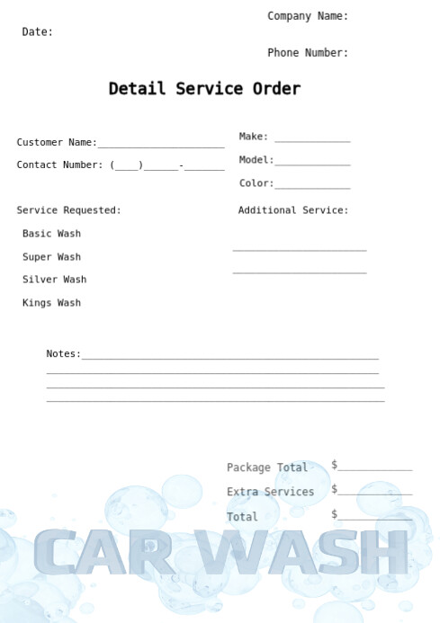 Detail Service Template | PosterMyWall