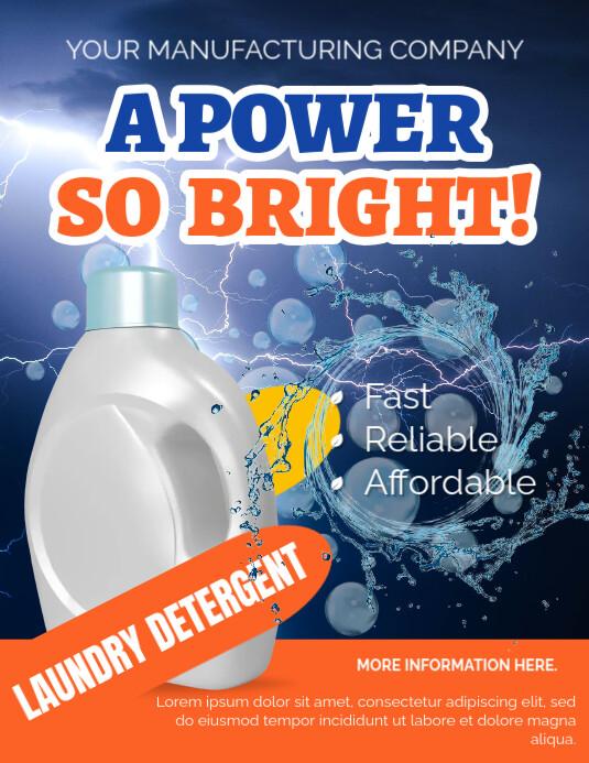 Detergent Template | PosterMyWall