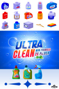 Detergent Box Template | PosterMyWall
