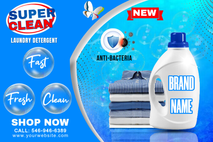 Detergent poster Template | PosterMyWall