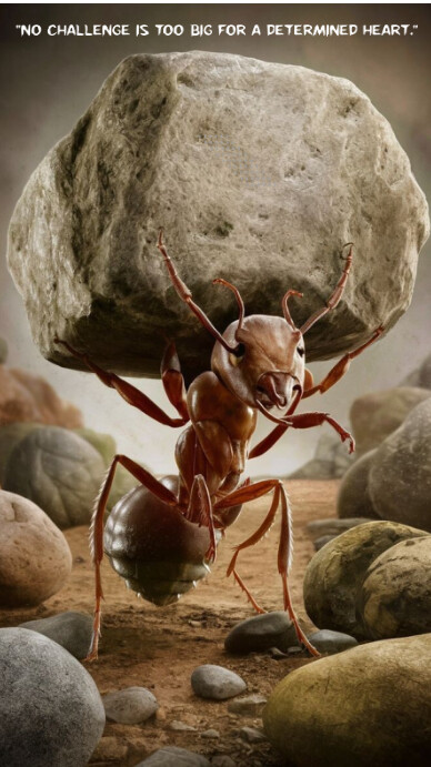 Determined heart Templat | PosterMyWall