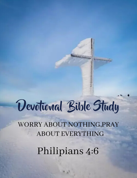Devotional Bible Study Template | PosterMyWall
