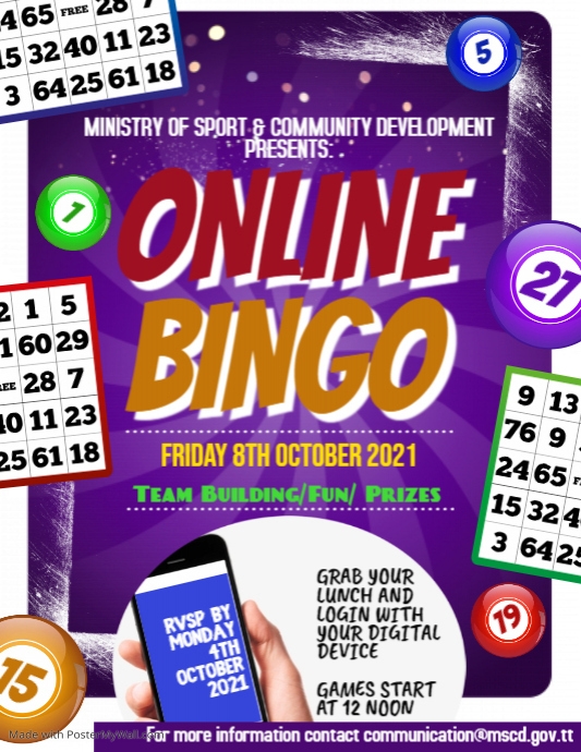 Copy of Bingo Night Fundraiser Flyer | PosterMyWall
