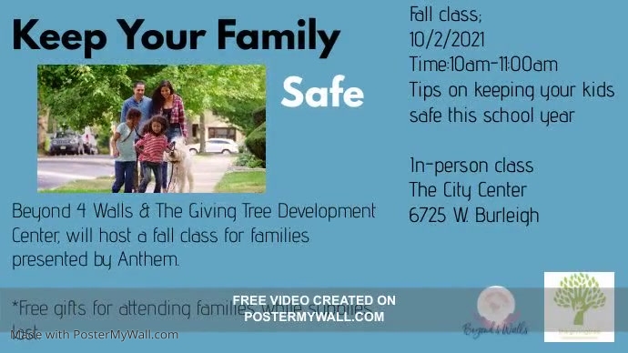 Copy of Keep your family safe insurance twitter ad | PosterMyWall