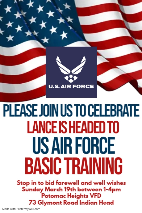 Air Force Birthday Poster | PosterMyWall