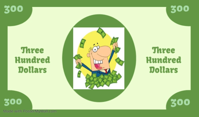 Copy of custom kids playing bank note template | PosterMyWall