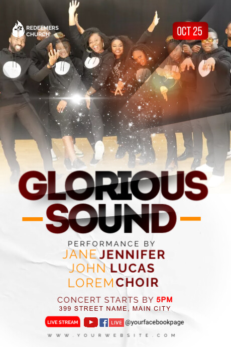 gospel concert | PosterMyWall