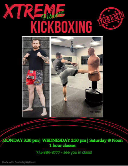 Kickboxing flyer | PosterMyWall