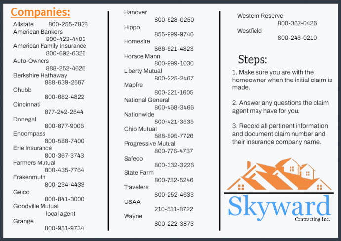 Copy of insurance claims numbers | PosterMyWall