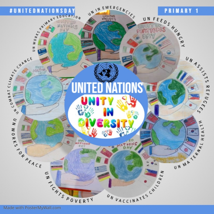 Copy of Copy of United Nations Works To Tackle Post Template | PosterMyWall