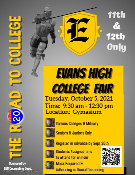 Student Flyer College Fair | PosterMyWall