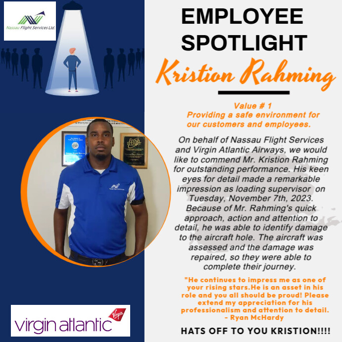 Copy of Kristion Rahming EOM | PosterMyWall