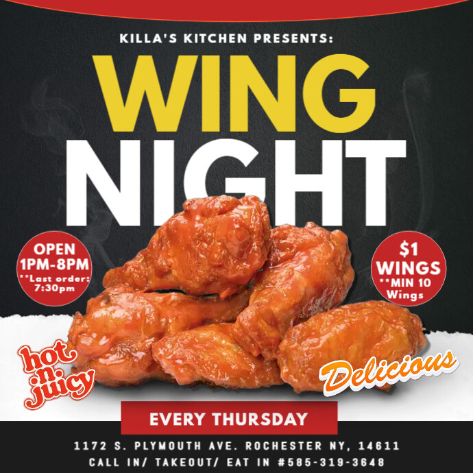 Wing Night | PosterMyWall