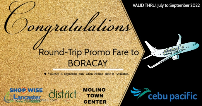 PALAWAN VOUCHER | PosterMyWall