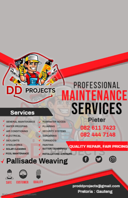 electrical service flyer template | PosterMyWall