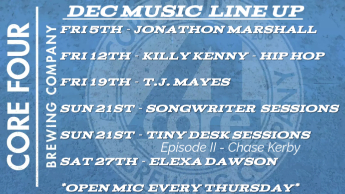 Live Music Line Up | PosterMyWall