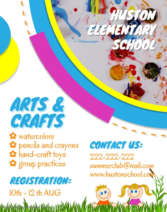 After School Arts and Crafts Flyer | PosterMyWall