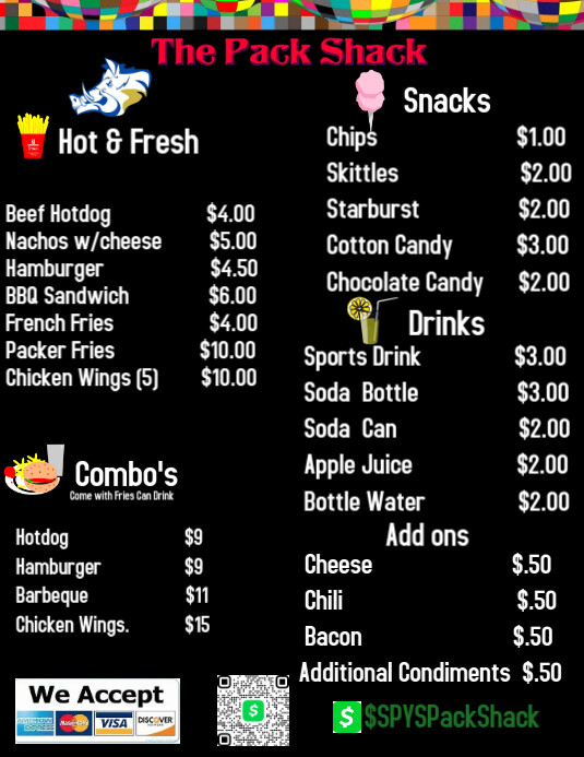 Copy of Concession Stand Menu | PosterMyWall