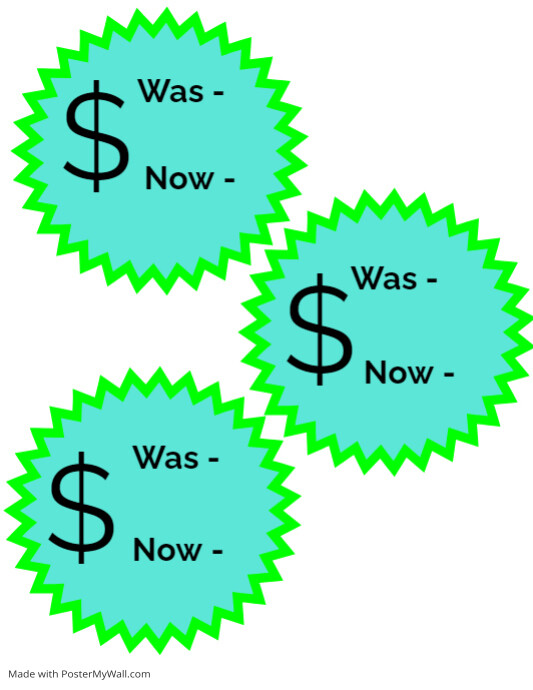 price tag | PosterMyWall