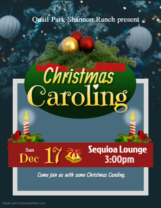 Copy of Christmas Carol Flyer | PosterMyWall