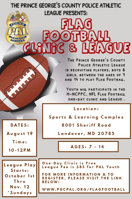 2023 Fall Flag Football | PosterMyWall