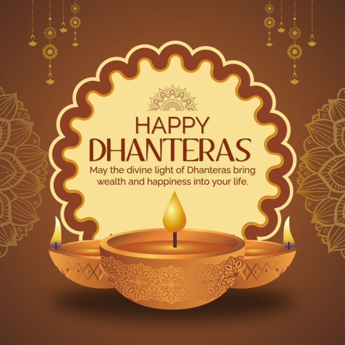Dhanteras Design Template | PosterMyWall