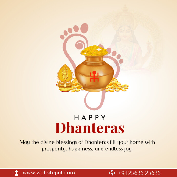 Dhanteras Instagram Post Template | PosterMyWall