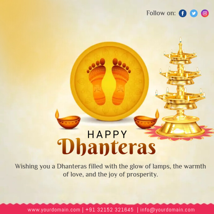 Dhanteras Poster Design Template | PosterMyWall
