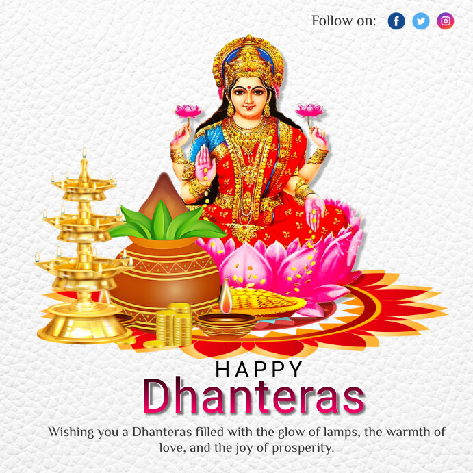 Dhanteras Poster Design Template | PosterMyWall