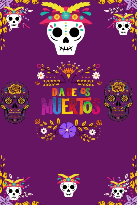 dia de los muertos, masquerade, cinco de mayo | PosterMyWall
