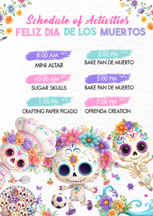 Dia de los muertos Template | PosterMyWall
