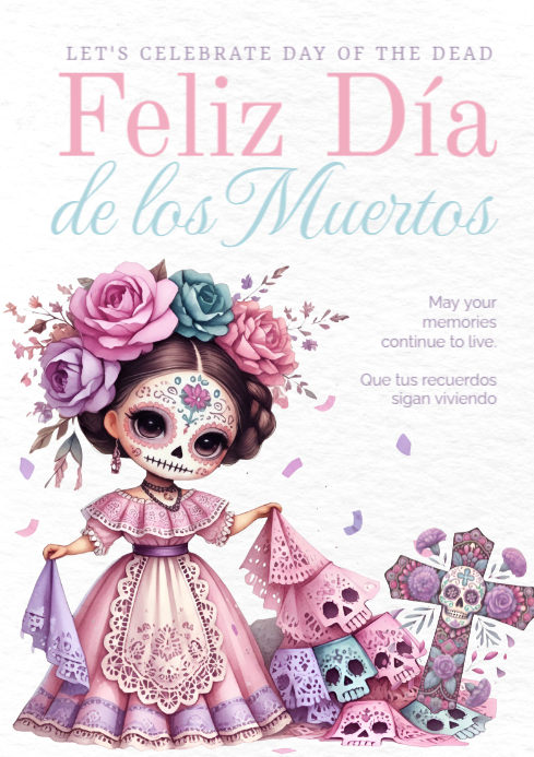 Dia de los muertos Template | PosterMyWall