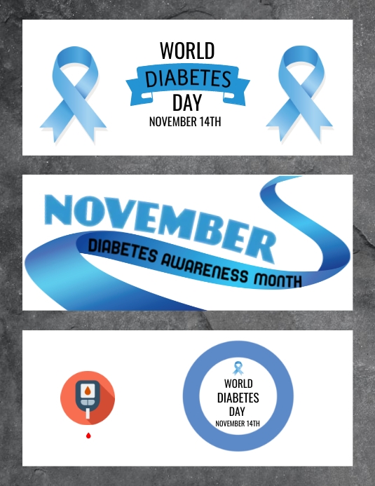 Diabetes Day Awareness flyer Templat | PosterMyWall