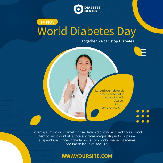 Diabetes Days Flyers Template | PosterMyWall