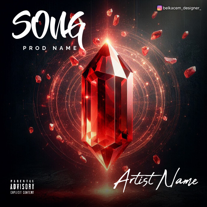 Plantilla de Diamond Album Cover | PosterMyWall