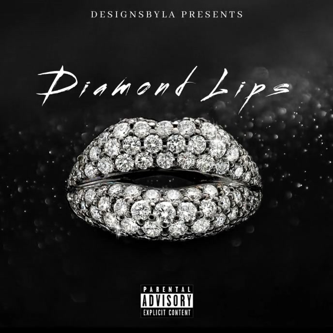 Diamond Lips Album Cover Art Template v.2 | PosterMyWall