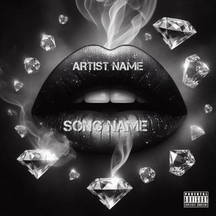 Diamond lips album cover Template | PosterMyWall