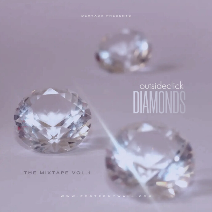 Diamond Mixtape Cover Music Template | PosterMyWall