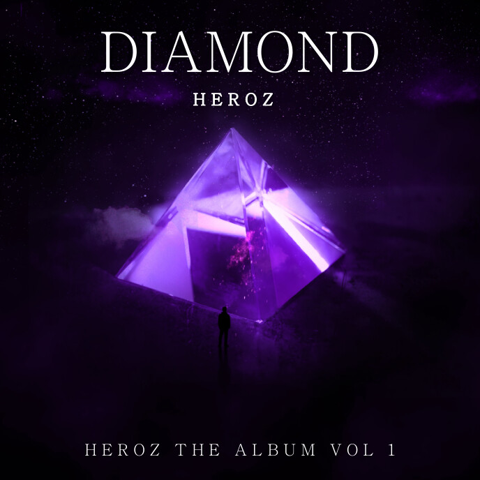 Diamond Music Album Cover Template | PosterMyWall