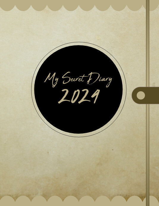 Copy of Diary cover flyer | PosterMyWall