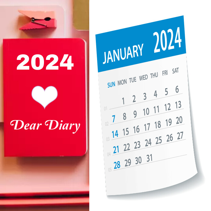 Diary Template | PosterMyWall