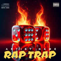 Black Fire Fire Mixtape Album Cover Album Cover Template | PosterMyWall